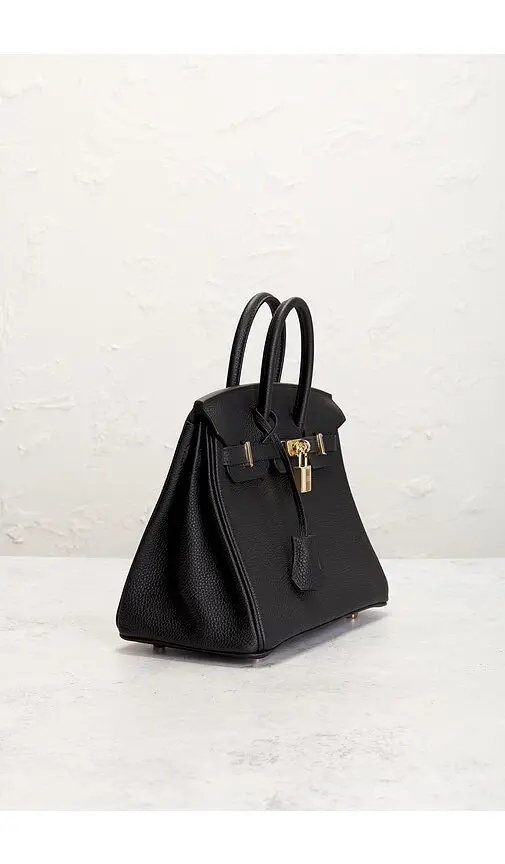 FWRD RENEW Hermes Togo Birkin 25 Handbag - Black