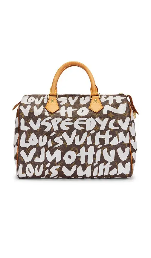 FWRD RENEW Louis Vuitton X Stephen Sprouse Monogram Graffiti Speedy 30 Handbag - Brown