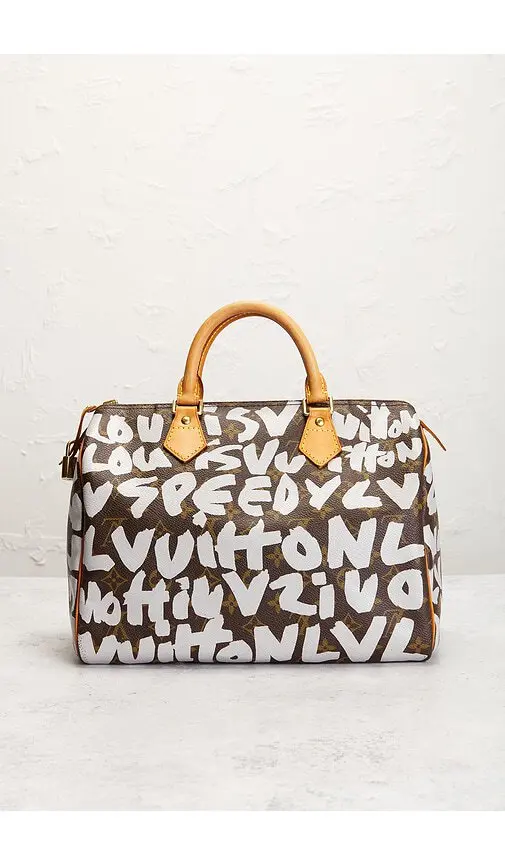 FWRD RENEW Louis Vuitton X Stephen Sprouse Monogram Graffiti Speedy 30 Handbag