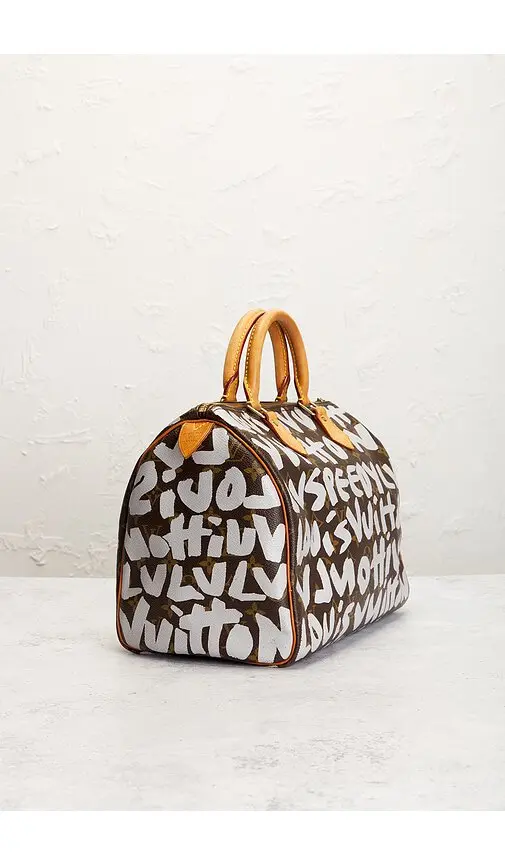 FWRD RENEW Louis Vuitton X Stephen Sprouse Monogram Graffiti Speedy 30 Handbag