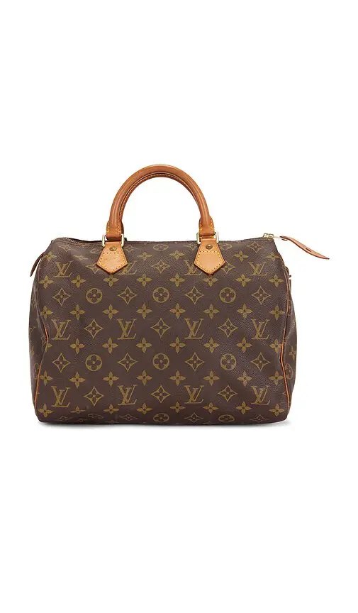FWRD RENEW Louis Vuitton Monogram Speedy 30 Handbag - Brown