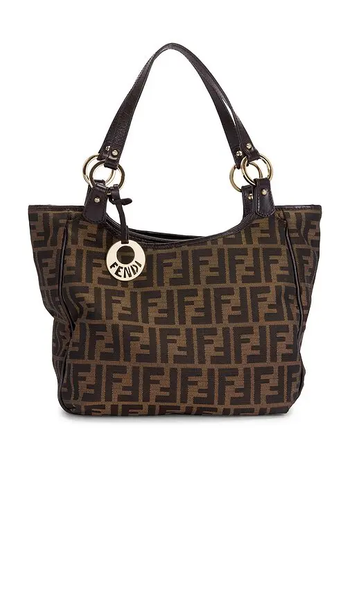 FWRD RENEW Fendi Zucca Chef Tote Bag - Brown