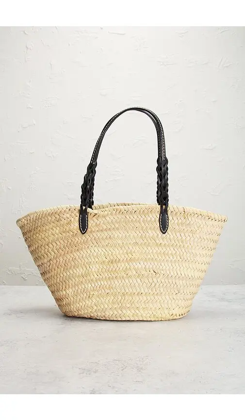 FWRD RENEW Prada Raffia Tote Bag