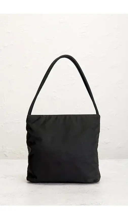 FWRD RENEW Prada Tessuto Flat Messenger Bag