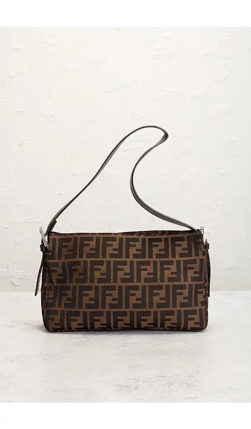 FWRD RENEW Fendi Zucca Shoulder Bag