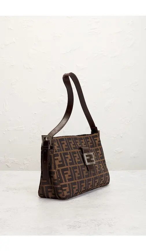FWRD RENEW Fendi Zucca Shoulder Bag