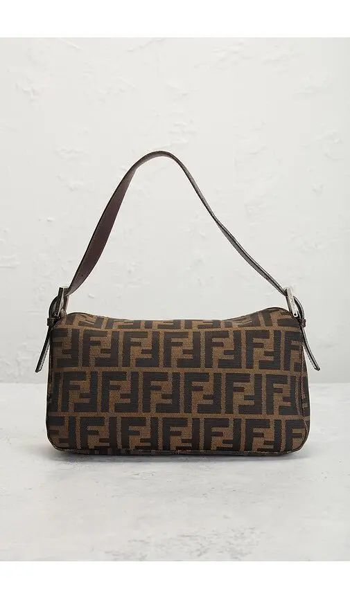 FWRD RENEW Fendi Zucca Shoulder Bag