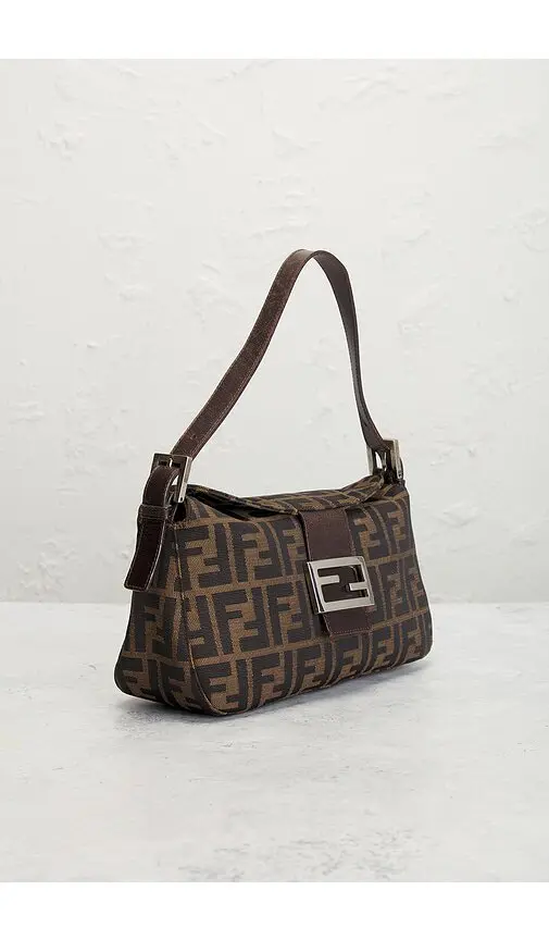 FWRD RENEW Fendi Zucca Shoulder Bag