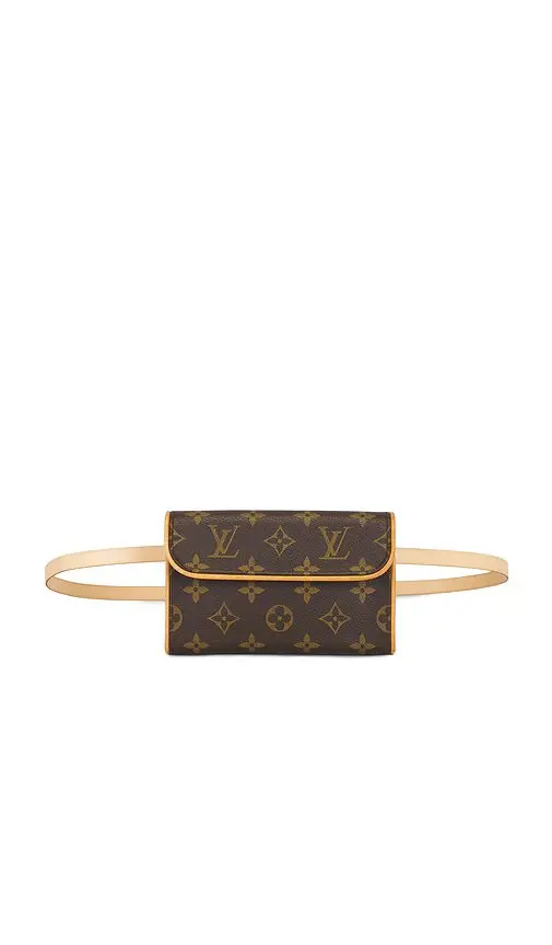 FWRD RENEW Louis Vuitton Monogram Florentine Pochette Belt Bag - Brown