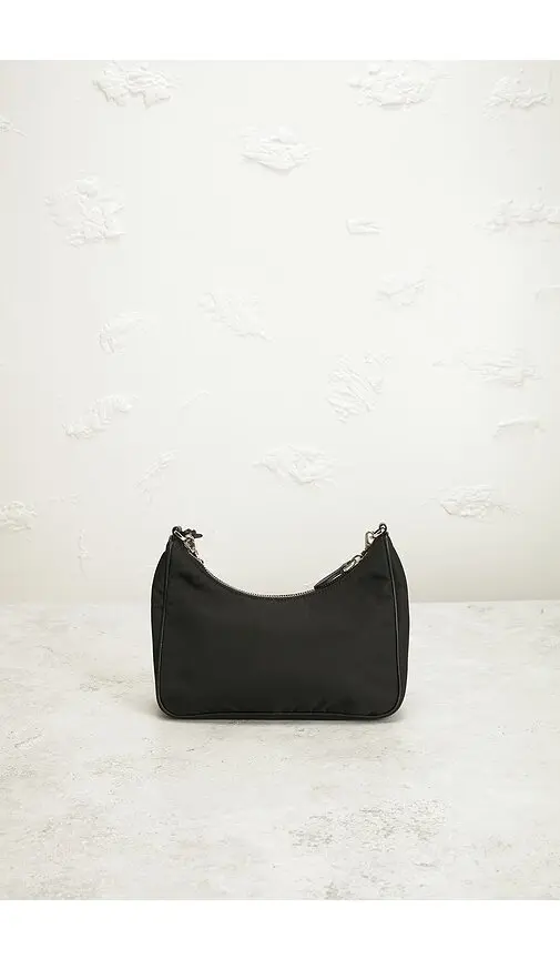 FWRD RENEW Prada Re-edition 2005 Re-nylon Shoulder Bag - Black