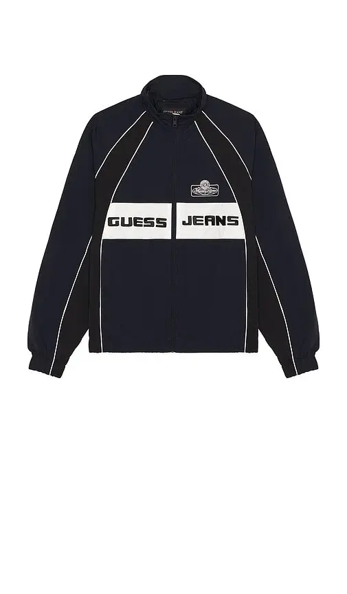 Guess Crinkle Nylon Track Jacket In . Also