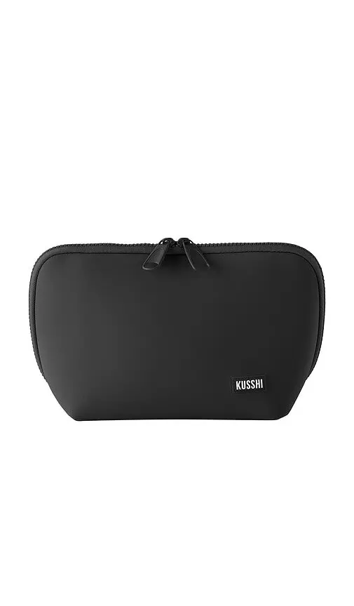 KUSSHI Neoprene Makeup Bag - Black