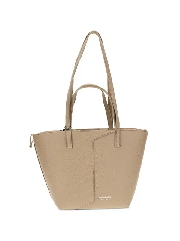 Emporio Armani Small Leather Tote Bag
