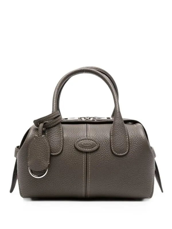 TOD'S Di Bag Mini Leather Handbag - Grey