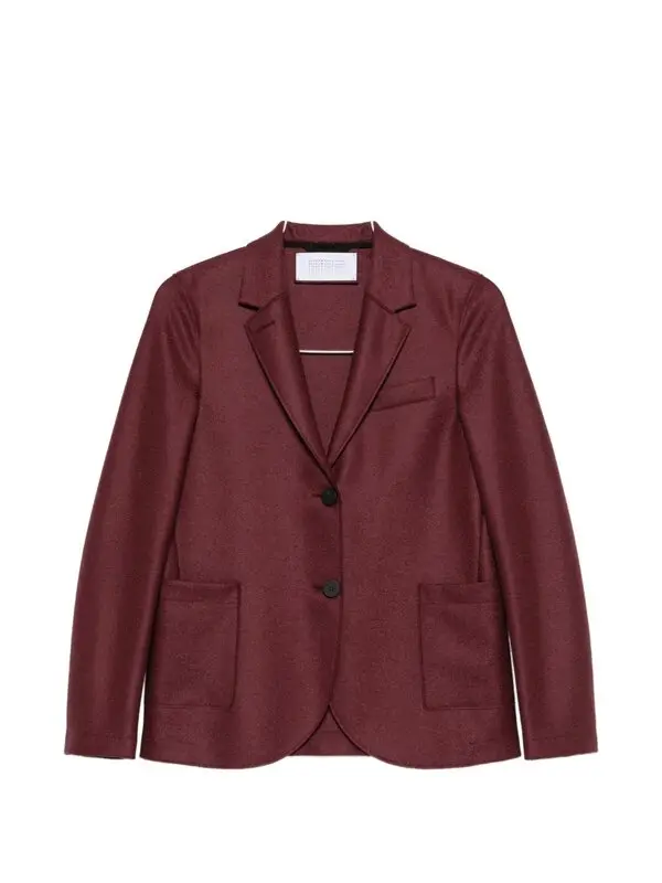 Harris Wharf London Wool Single-breasted Blazer Jacket - Red