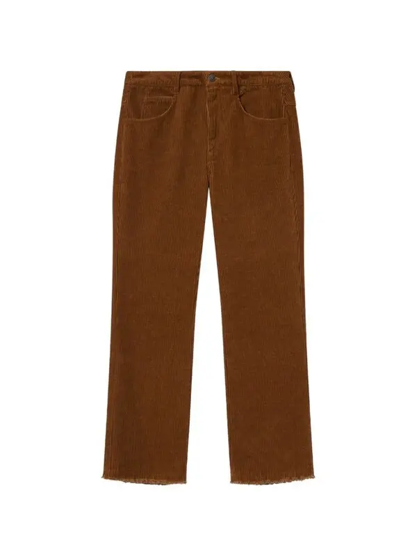 MARANT ETOILE Ruthie Cotton And Blend Trousers - Beige