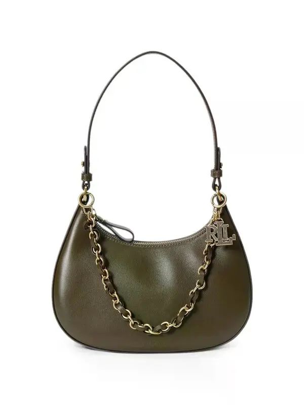 Ralph Lauren Medium Marcy Leather Shoulder Bag - Green