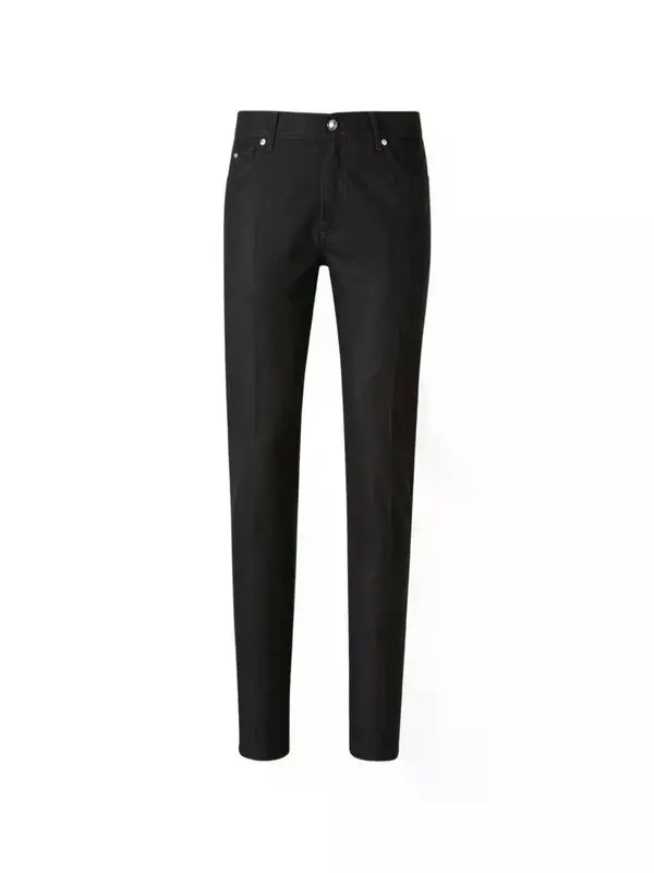 Marco Pescarolo Logo-plaque Jeans - Black