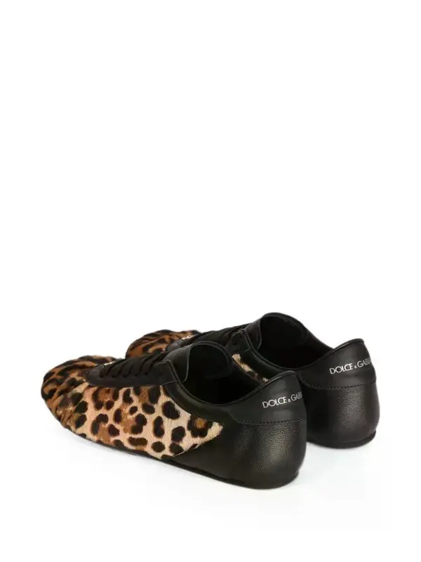 Dolce & Gabbana Leo Pony-hair Ballet Sneakers
