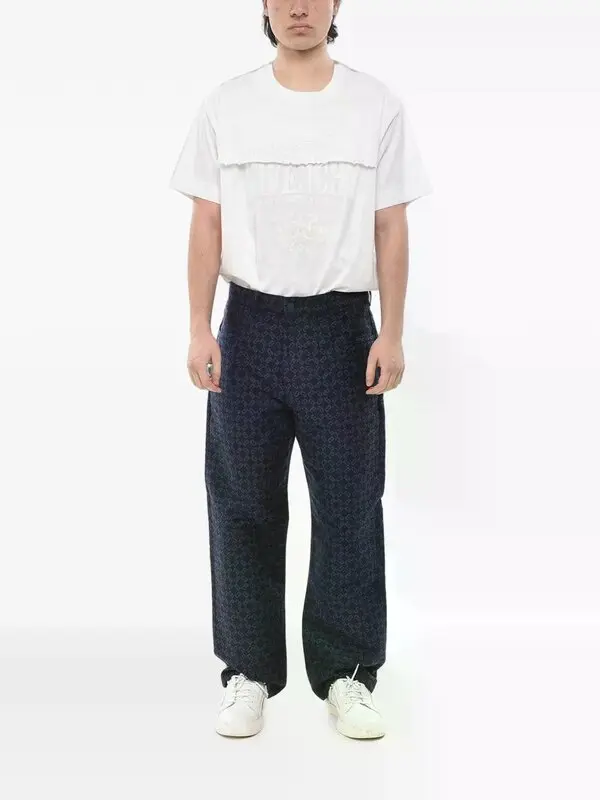 Givenchy Monogram-pattern 5-pocket Trousers