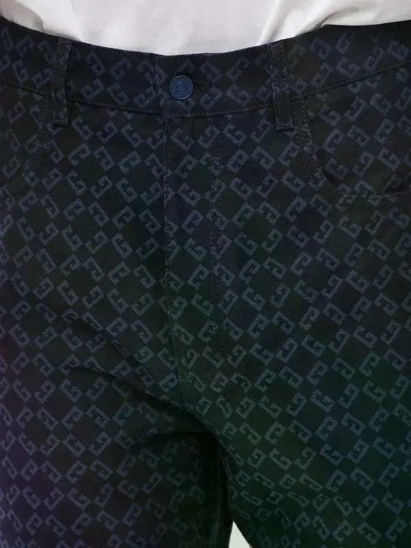 Givenchy Monogram-pattern 5-pocket Trousers
