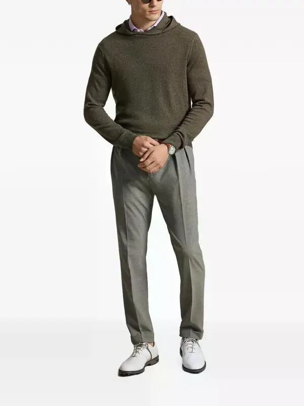 Rlx Ralph Lauren Cashmere Hooded Sweater - Green