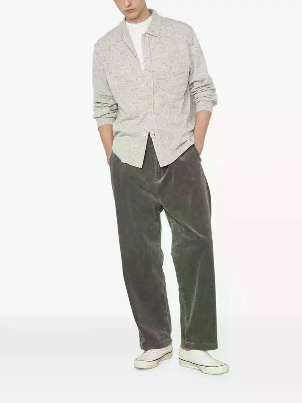Officine Générale Marl-knit Button-up Sweater