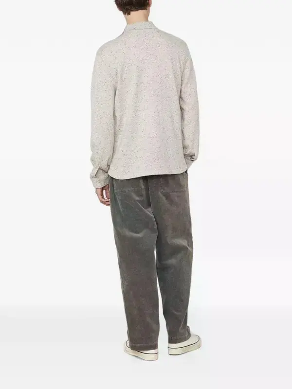 Officine Générale Marl-knit Button-up Sweater