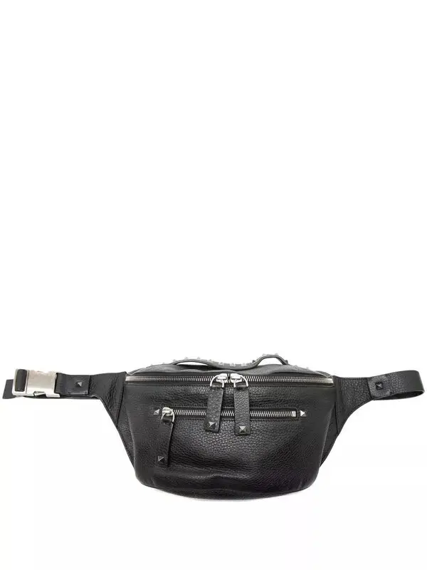 Valentino Garavani Rockstud Belt Bag In Pebbled Calfskin