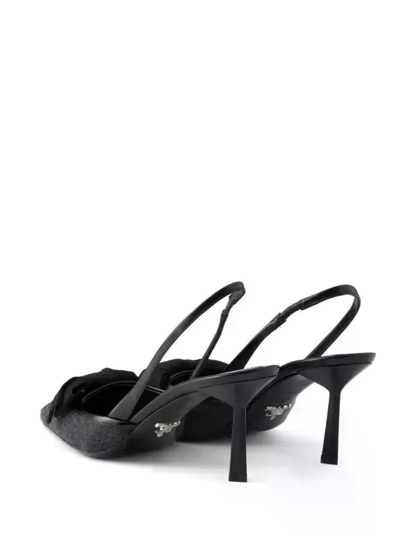 Prada Fabric Slingback Pumps
