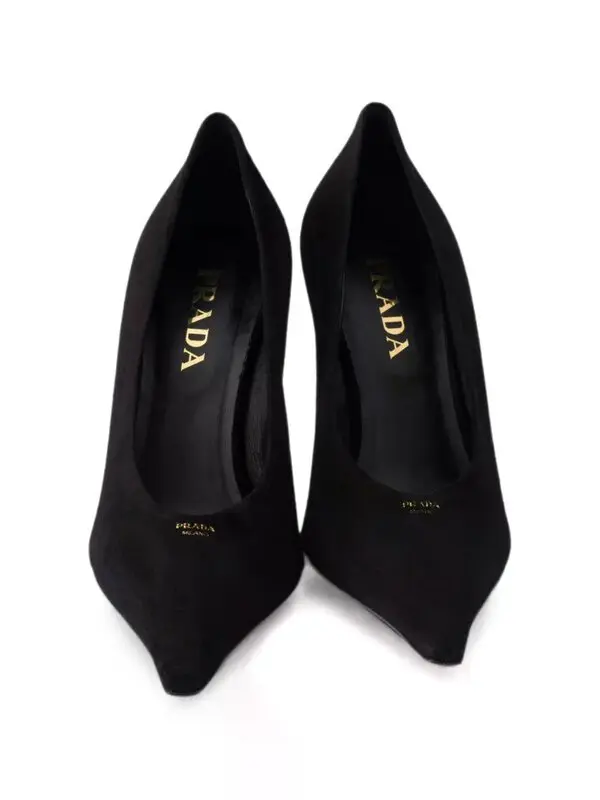Prada Suede Pointy-toe Pumps