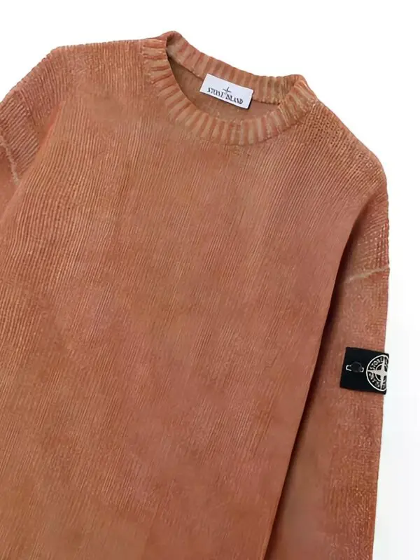 Stone Island Logo-patch Crew-neck Sweater