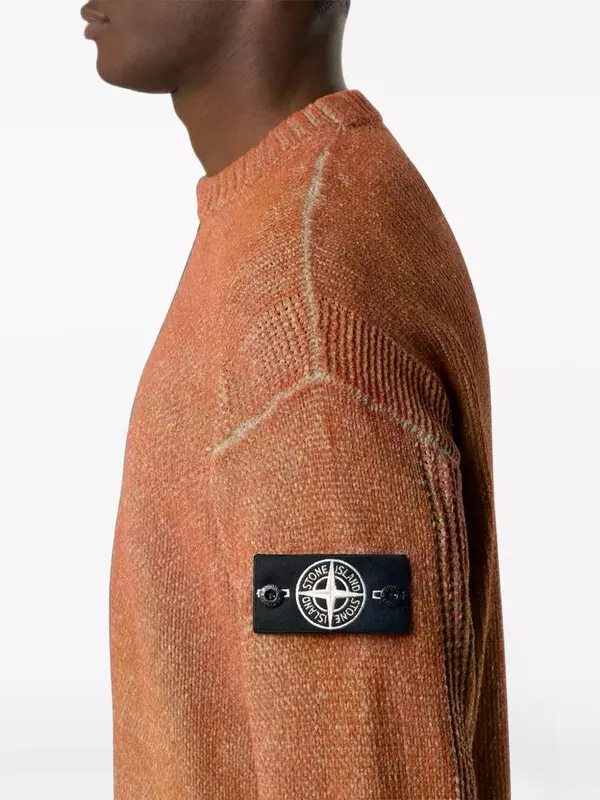 Stone Island Logo-patch Crew Neck Sweater