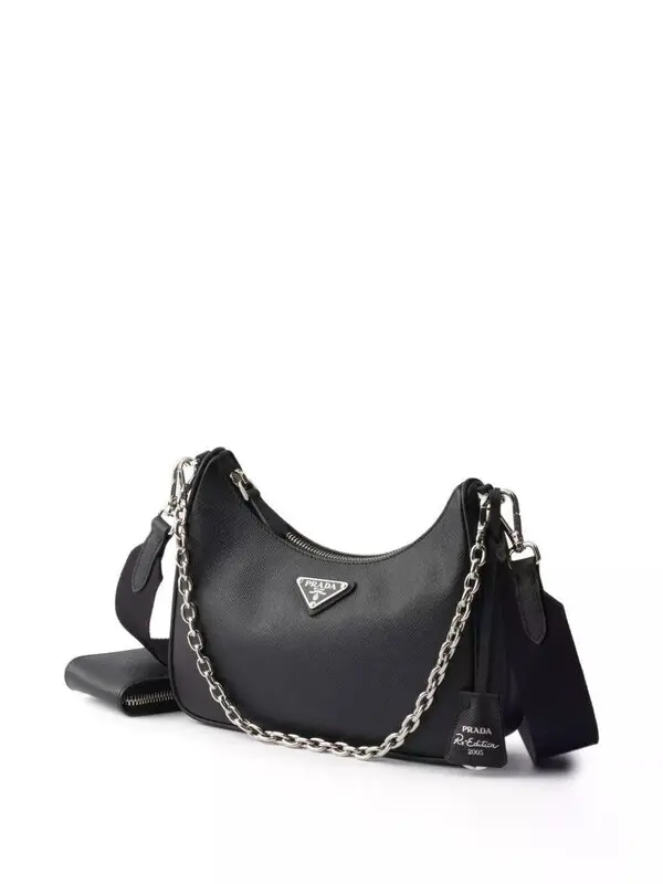 Prada Re-edition 2005 Saffiano-leather Bag - Black