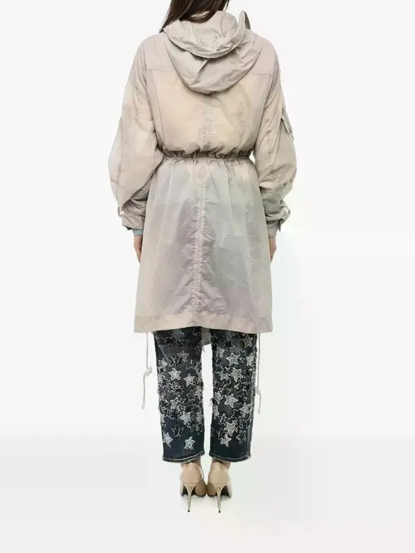 Dsquared2 Checked Hooded Coat