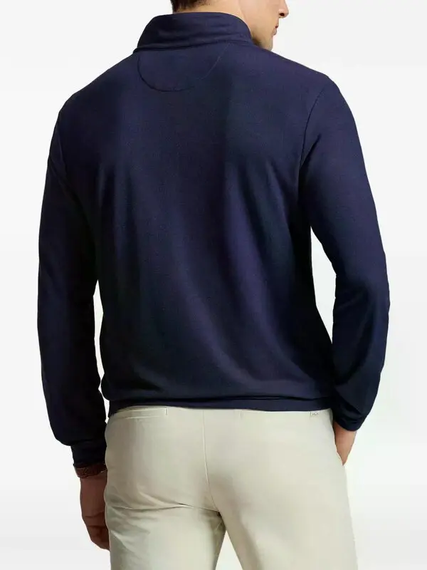 Rlx Ralph Lauren Polo Pony Half-zip Sweater