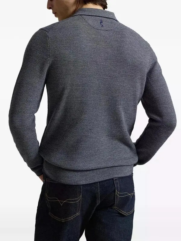 Rlx Ralph Lauren Striped Piqué-knit Polo Shirt