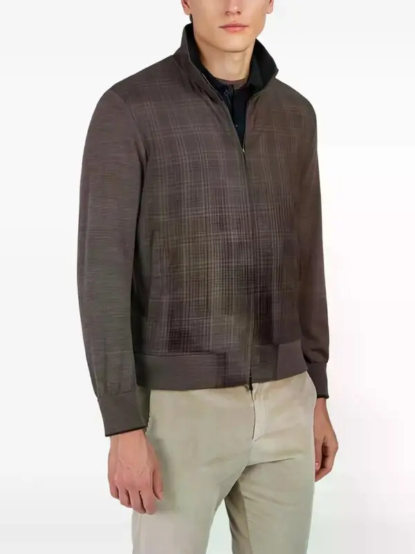 Paul & Shark Checked Wool Lightweight Jacket