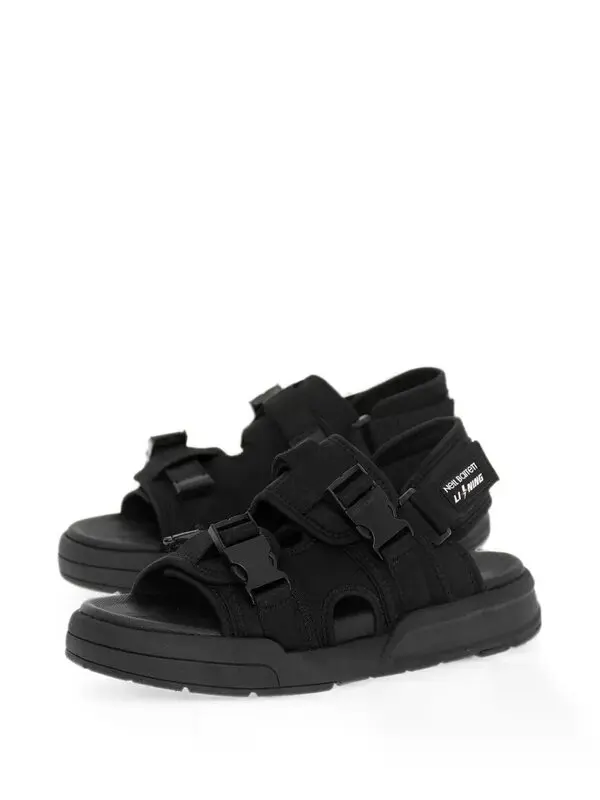 Neil Barrett X Li-ning Buckle Sandals - Black