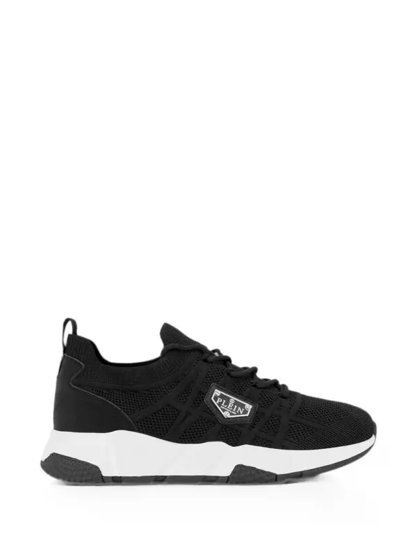 Philipp Plein Runner Sock Triangle Placca Sneakers