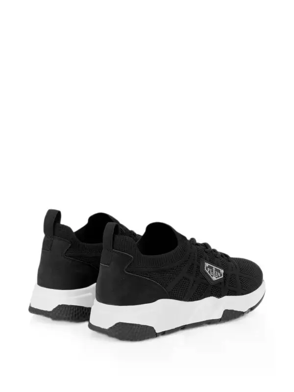 Philipp Plein Runner Sock Triangle Placca Sneakers
