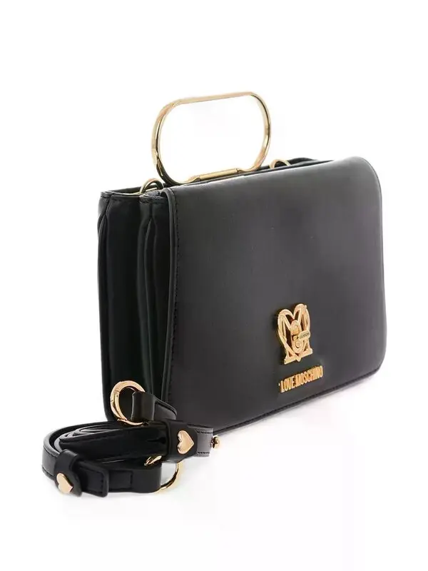 Moschino Logo-plaque Cutch Bag