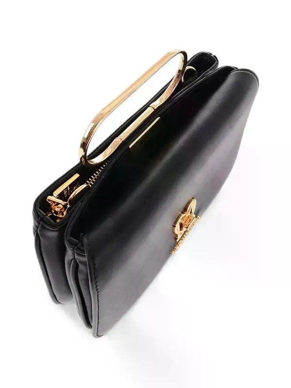 Moschino Logo-plaque Cutch Bag