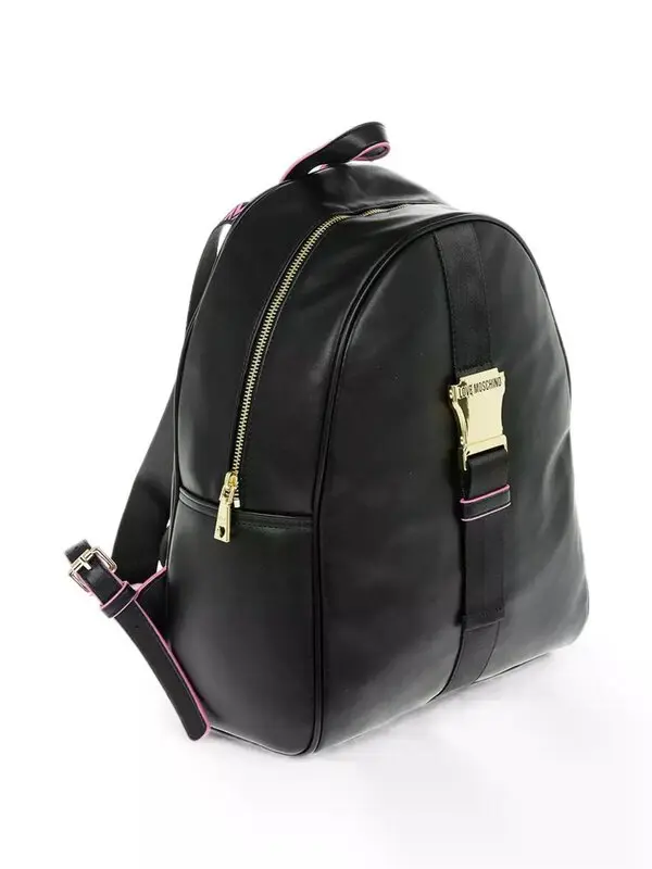 Moschino Faux-leather Buckle Detail Backpack