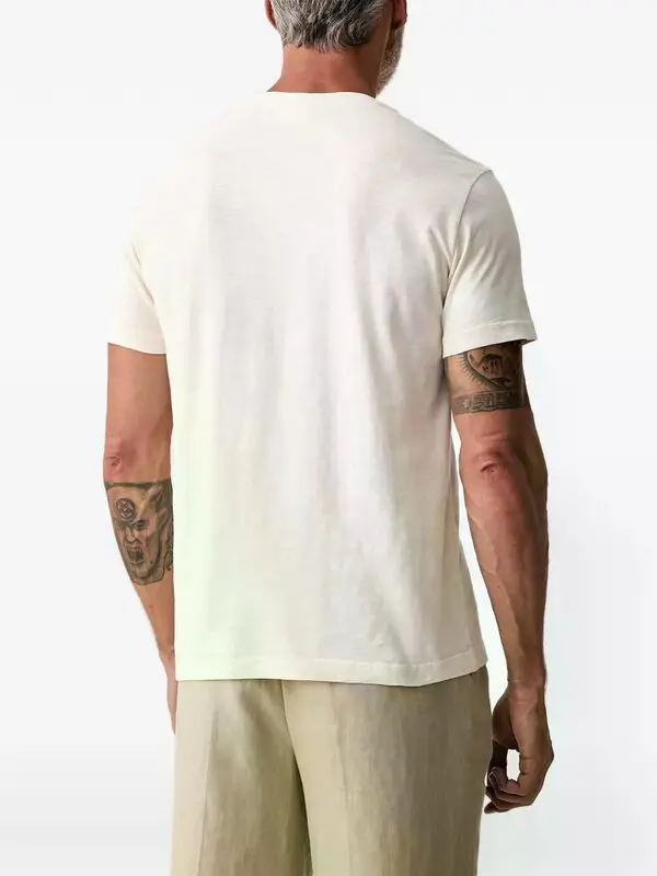 Gant Logo-print Slub-texture T-shirt