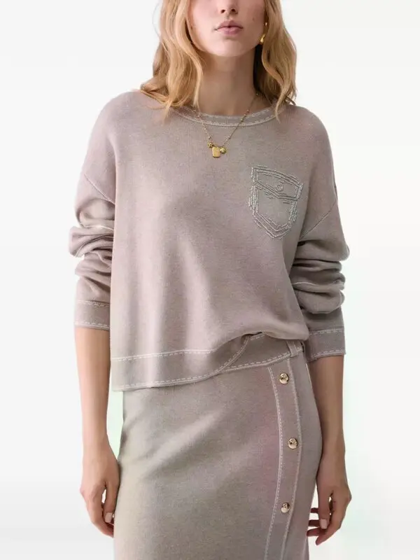Liu Jo Sweater With Stitching