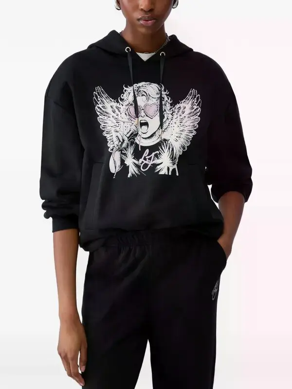 Liu Jo Graphic-print Drawstring Hoodie