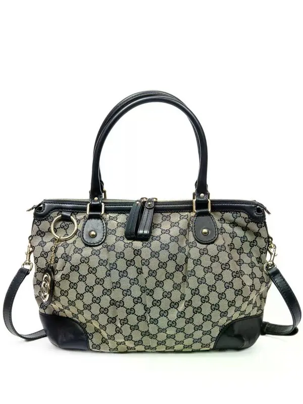 Gucci Medium Sukey Monogram-pattern Tote Bag - Neutrals