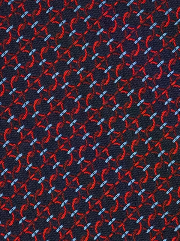 FERRAGAMO Gancini Silk Jacquard Tie