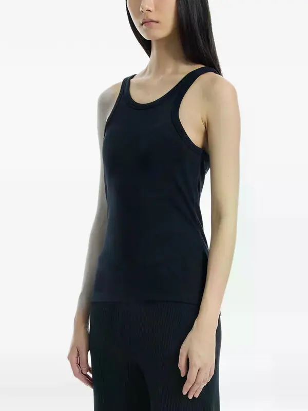 DETERM; Ribbed Open-back Tank Top